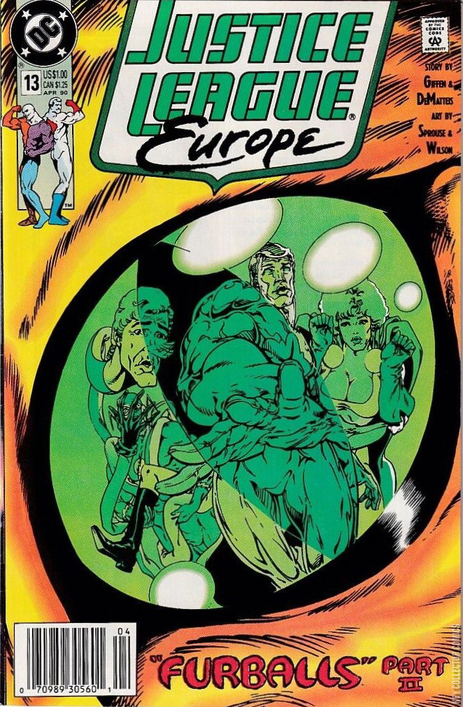 Justice League Europe #13 Newsstand Published April 19