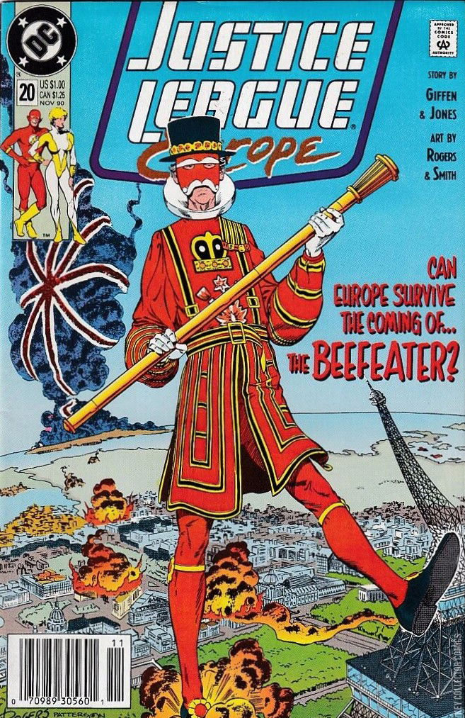 Justice League Europe #20 Newsstand Published November