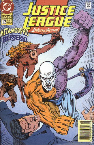 Justice League International #53 Newsstand Published August