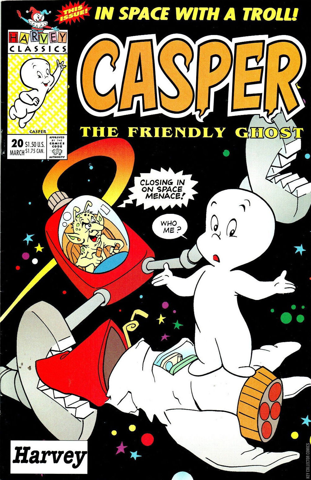 Casper the Friendly Ghost #20 Published March 1994 | Ke