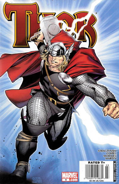 Thor #6 Newsstand Published February 2008 | Key Collec