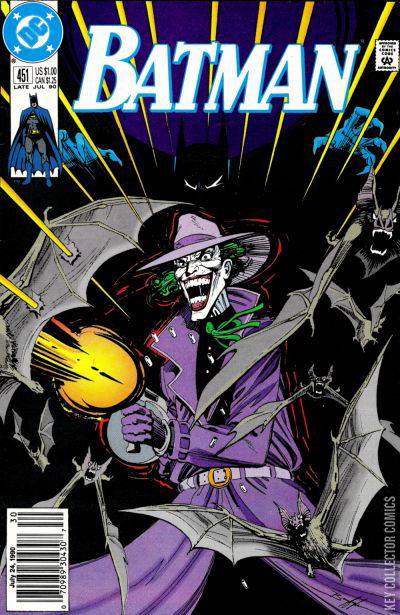 Batman #451 Newsstand Published July 1990 | Key Collec