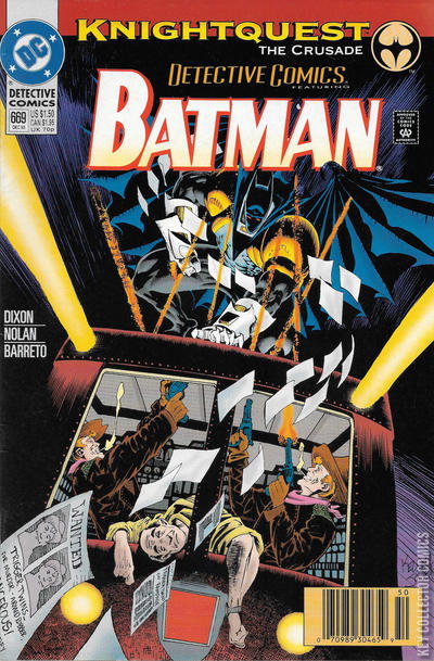 Detective Comics #669 Newsstand Published December 199