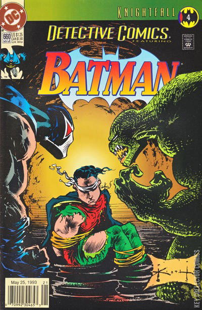Detective Comics #660 Newsstand Published May 1993 | K