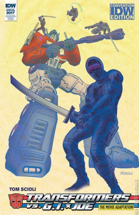 Transformers vs. G.I. Joe Movie #1 Convention Exclusive Pub