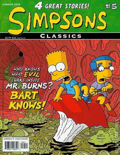 Simpsons Classics #5 Published August 2005 | Key Collec