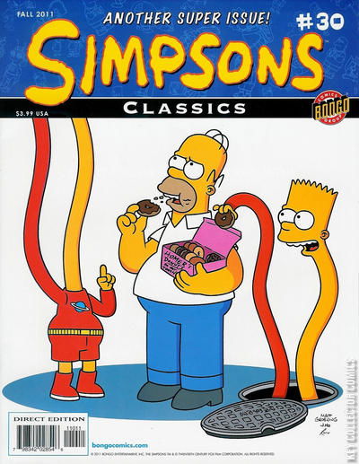 Simpsons Classics #30 Published October 2011 | Key Coll