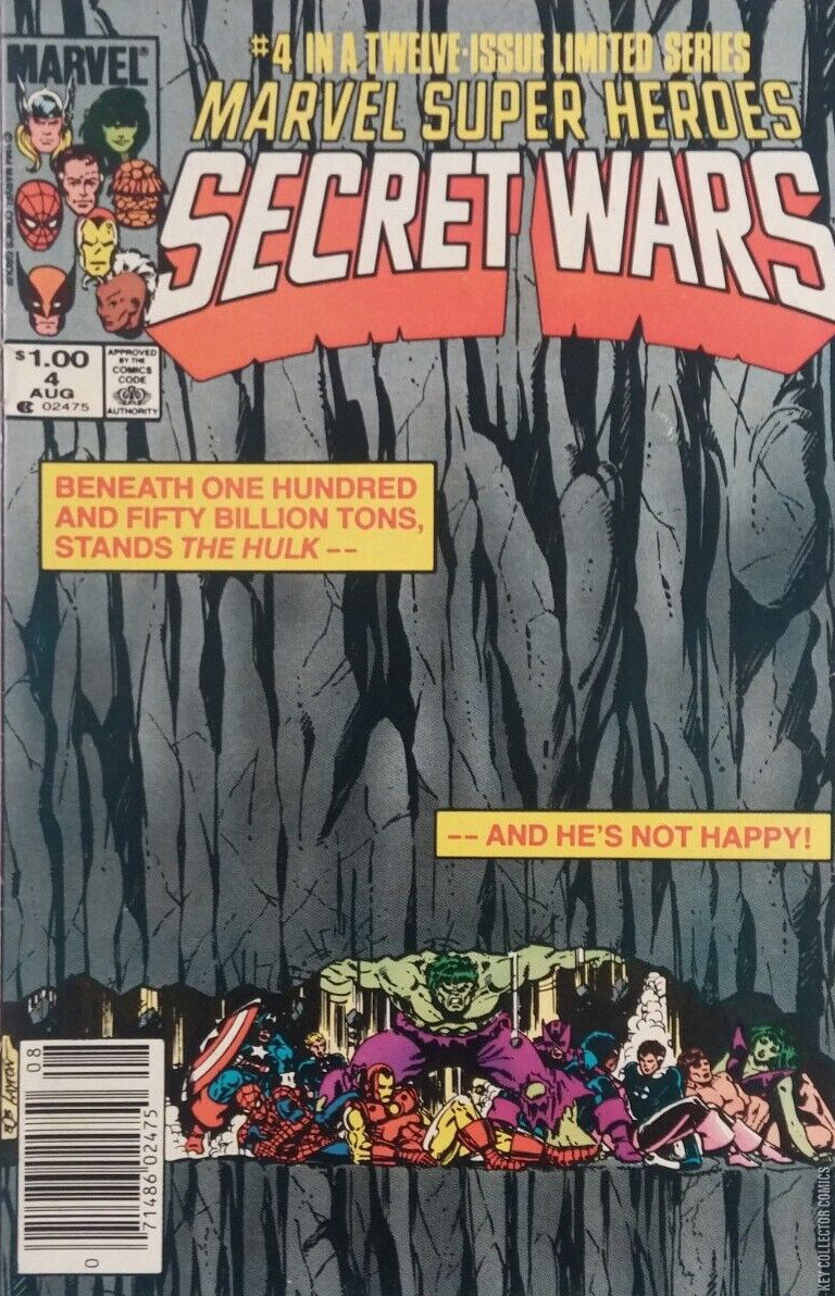 Marvel Super Heroes Secret Wars #4 Published August 19
