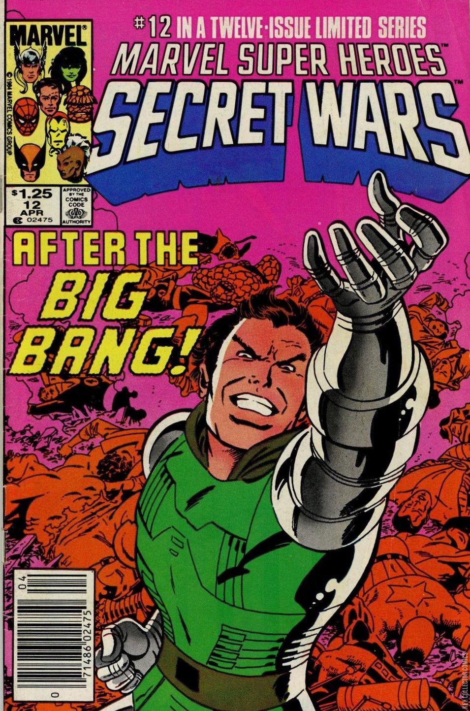 Marvel Super Heroes Secret Wars #12 Canadian Published Apri