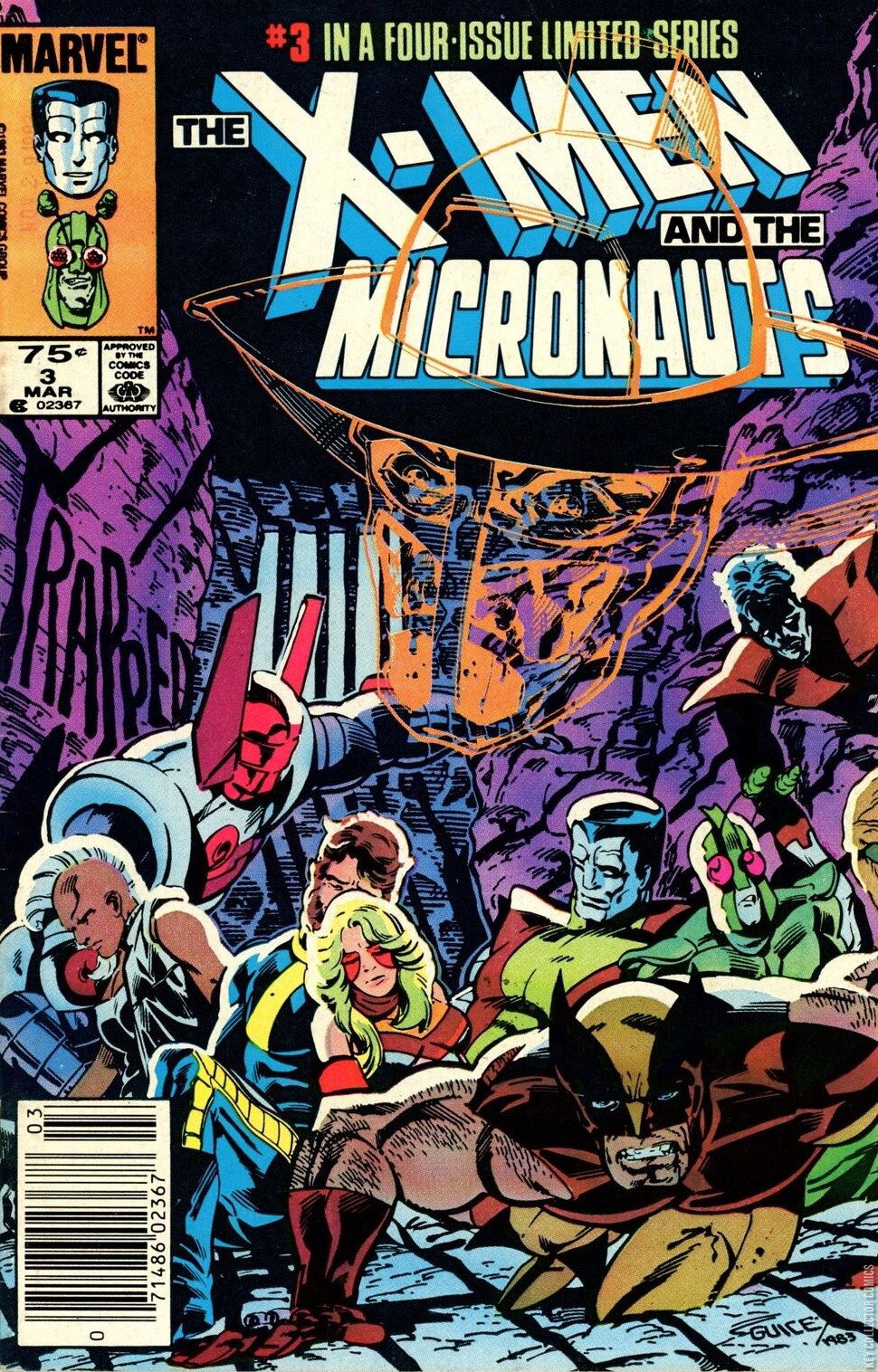 X-Men and the Micronauts #3 Canadian Published March 1