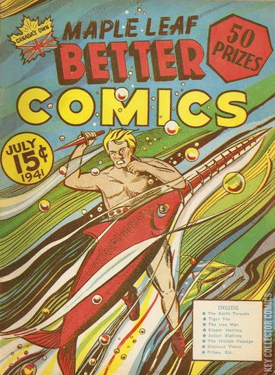 Better Comics #5 Published July 1941 | Key Collector Comics