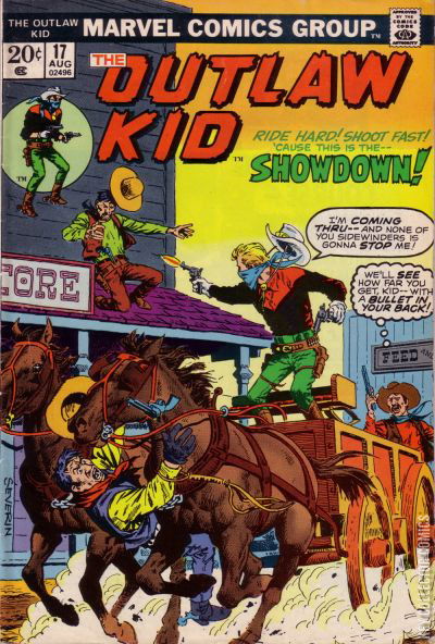 The Outlaw Kid #17 Published August 1973 | Key Collecto