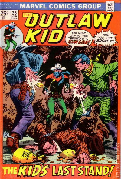 The Outlaw Kid #25 Published December 1974 | Key Collec