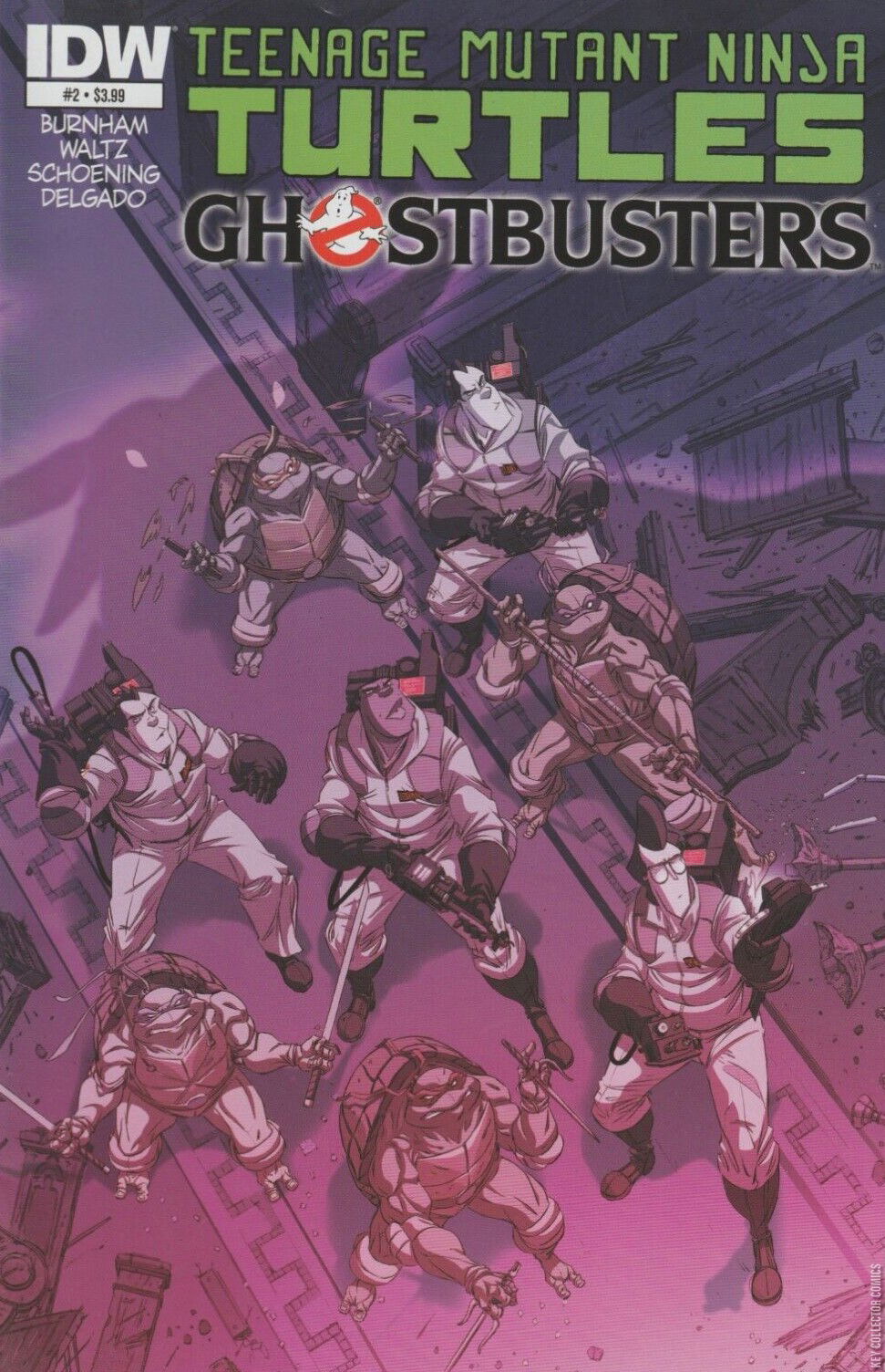 Teenage Mutant Ninja Turtles / Ghostbusters #2 2nd Print Pu