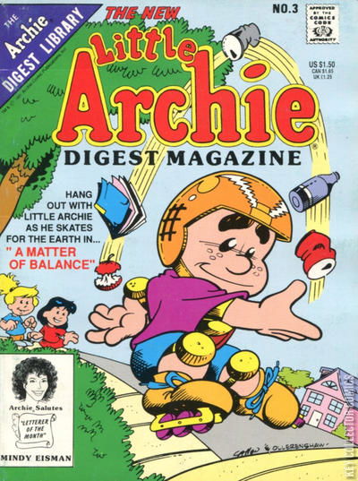 Little Archie Digest Magazine #3 Published November 199