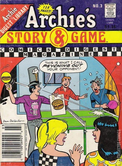 Archie's Story & Game Digest #3 Published June 1987 | K