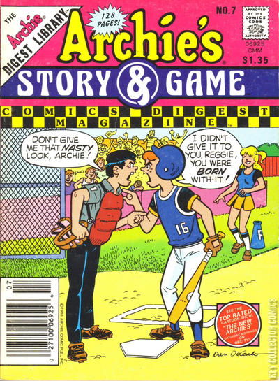 Archie's Story & Game Digest #7 Published June 1988 | K