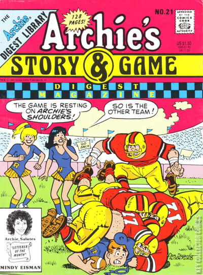 Archie's Story & Game Digest #21 Published December 199