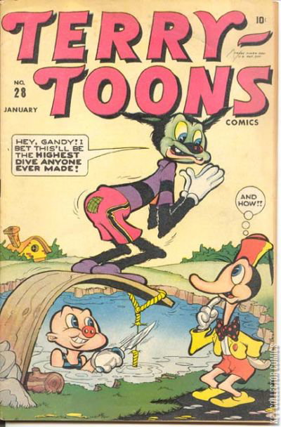 Terry-Toons Comics #28 Published January 1945 | Key Col