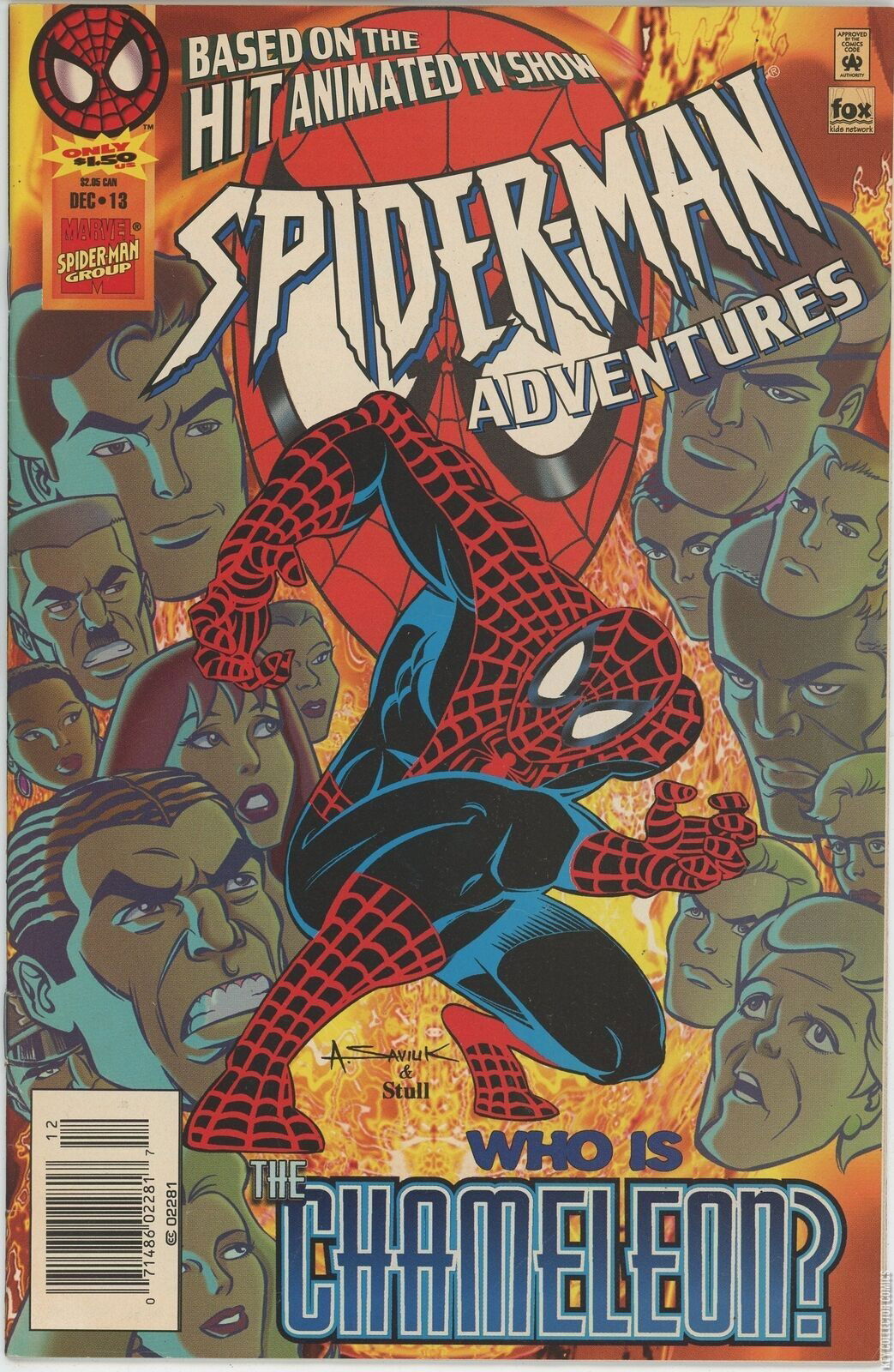 Spider-man Adventures #13 Newsstand Published December
