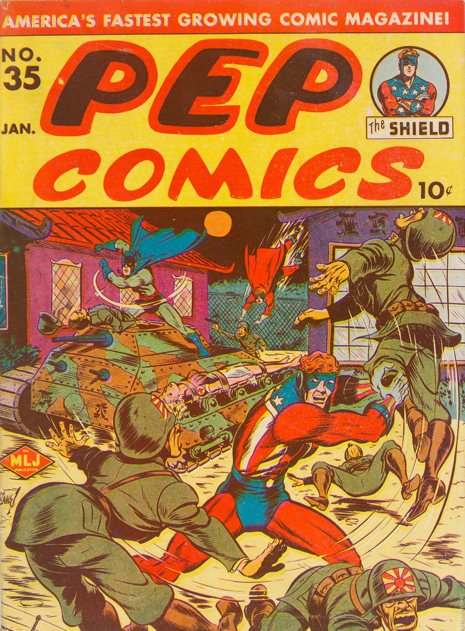 Pep Comics #35 Published January 1943 | Key Collector Comics