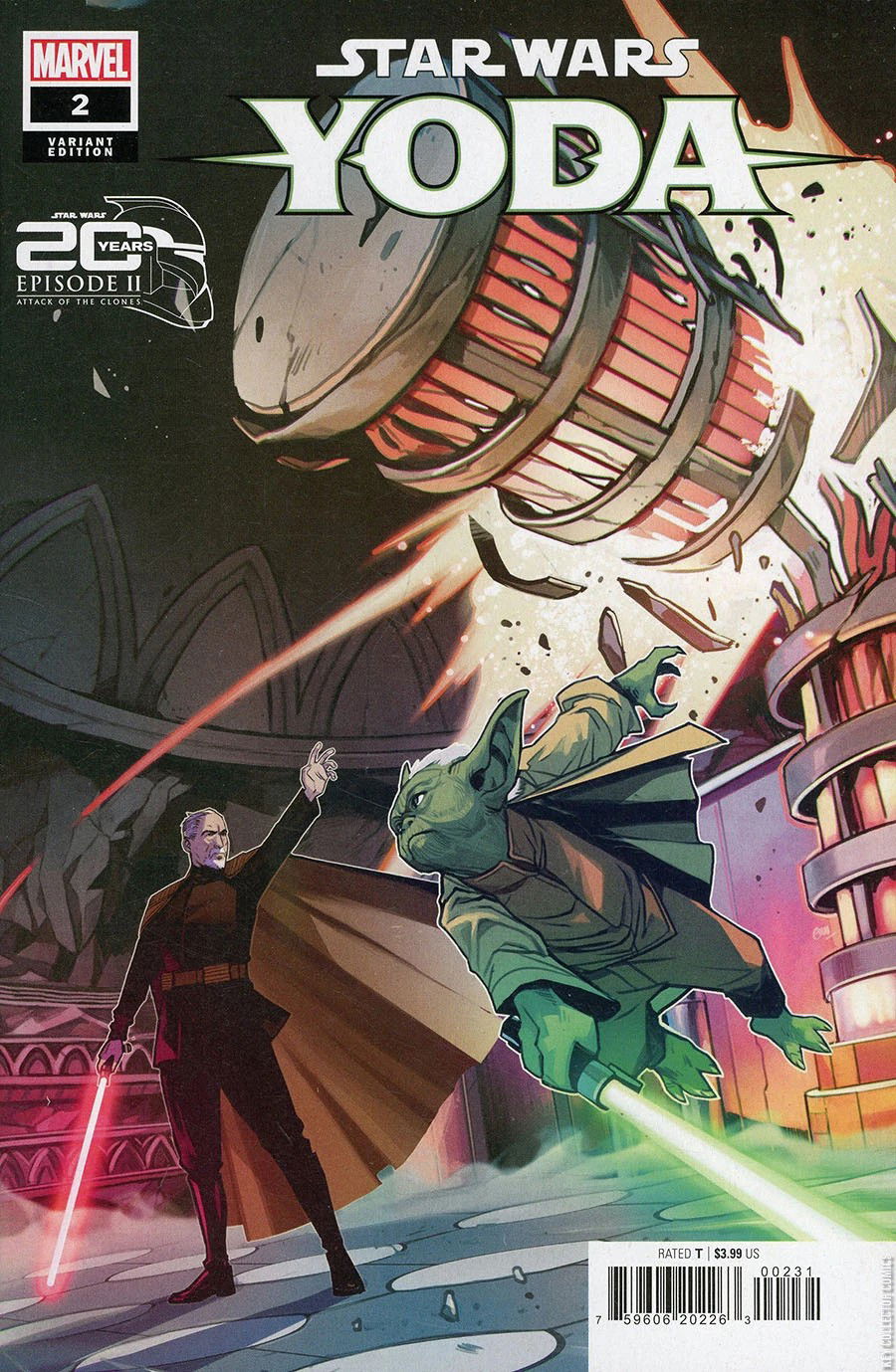 Star Wars: Yoda #2 Variant Published December 2022 | K