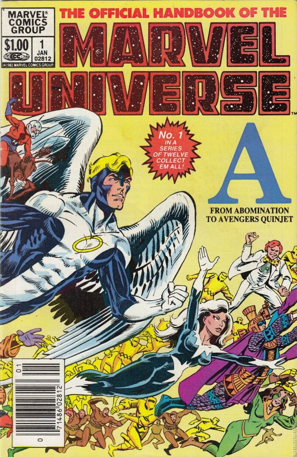 The Official Handbook of the Marvel Universe #1 Newsstand P
