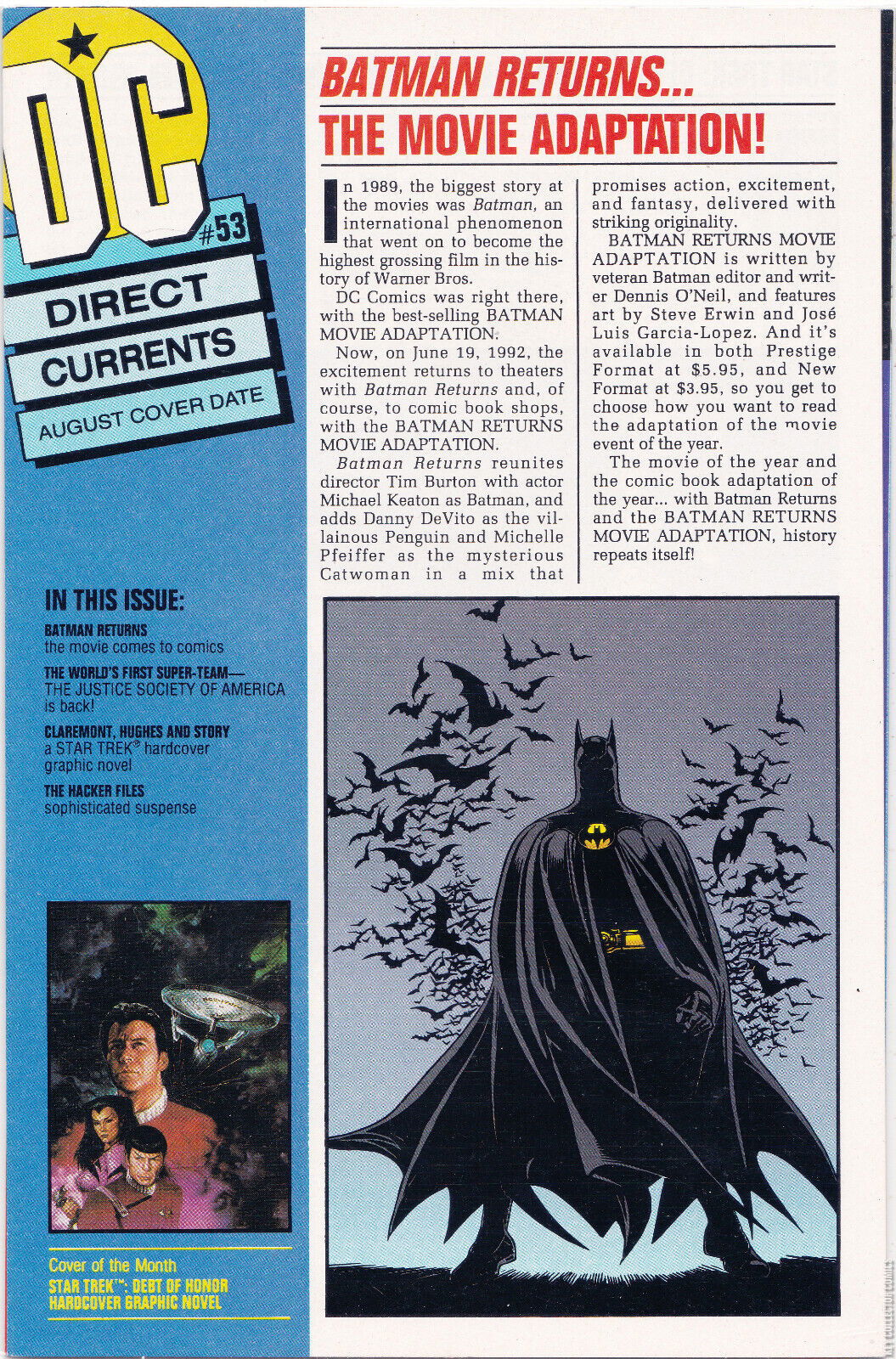 Direct Currents 53 Published August 1992 Key Collect