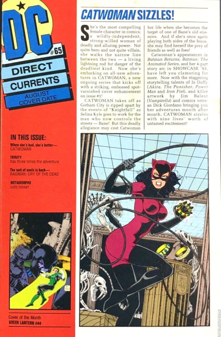 Direct Currents #65 Published August 1993 | Key Collect