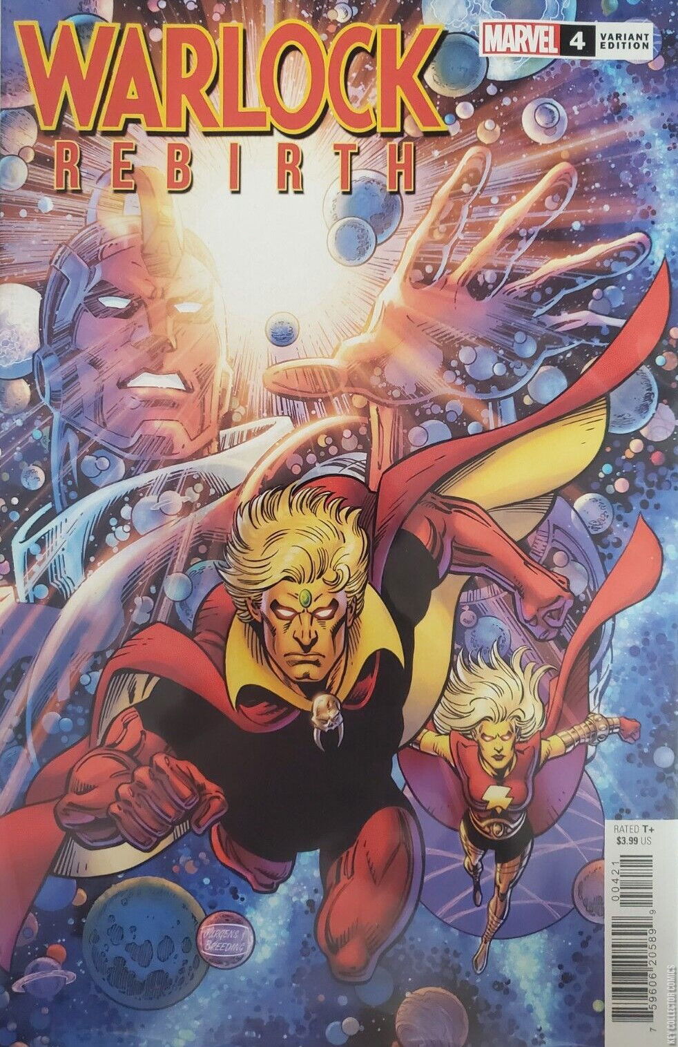 Warlock: Rebirth #4 Variant Published July 2023 | Key