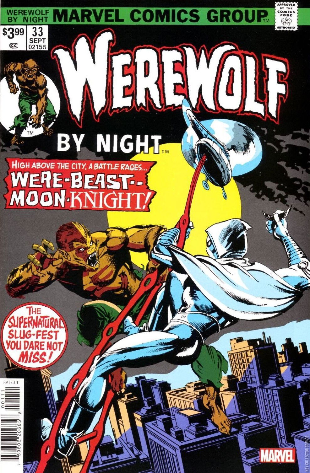 Werewolf By Night #33 Facsimile Published August 2023