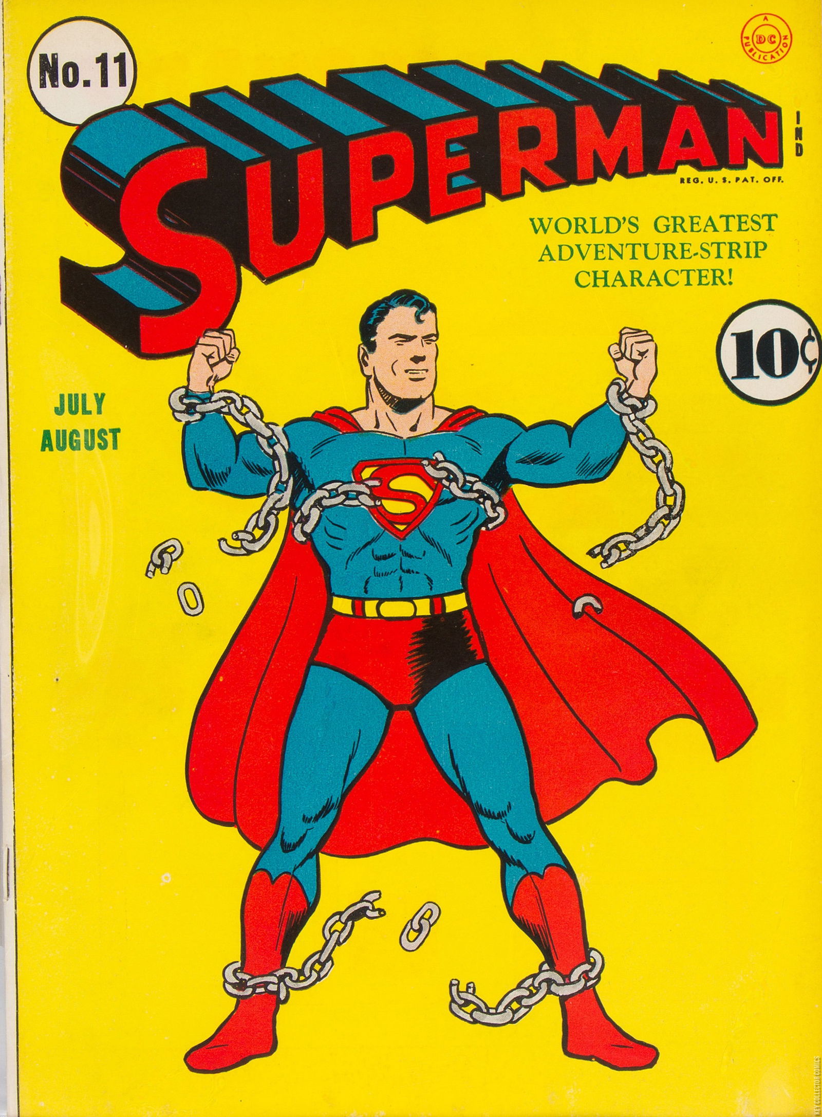 Superman #11 Published July 1941 | Key Collector Comics