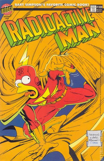 Radioactive Man #1000 Published October 1994 | Key Coll