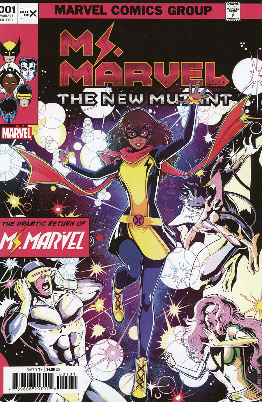 Ms. Marvel: The New Mutant #1 Variant Published August