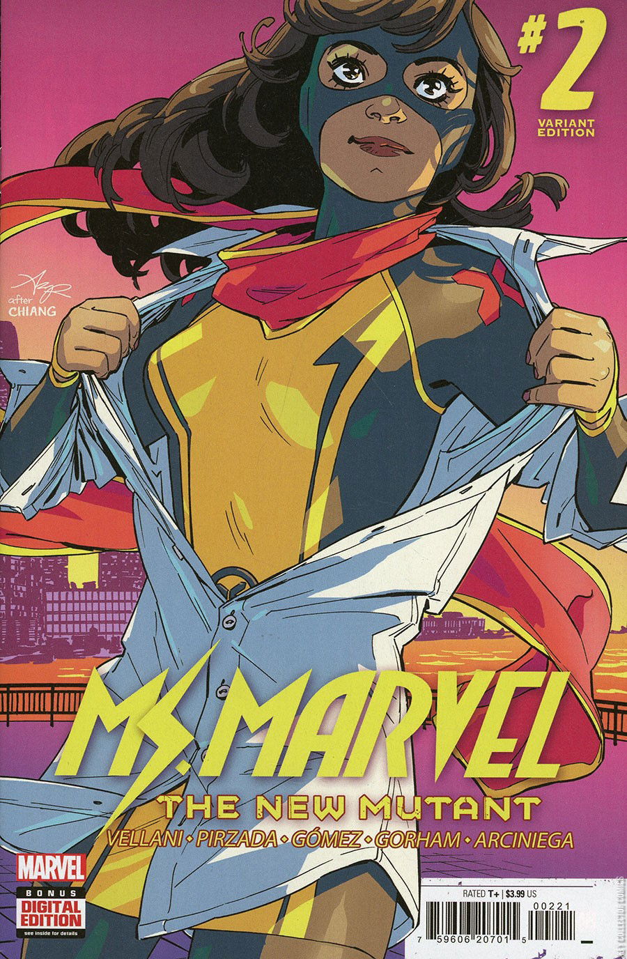 Ms. Marvel: The New Mutant #2 Variant Published September 2