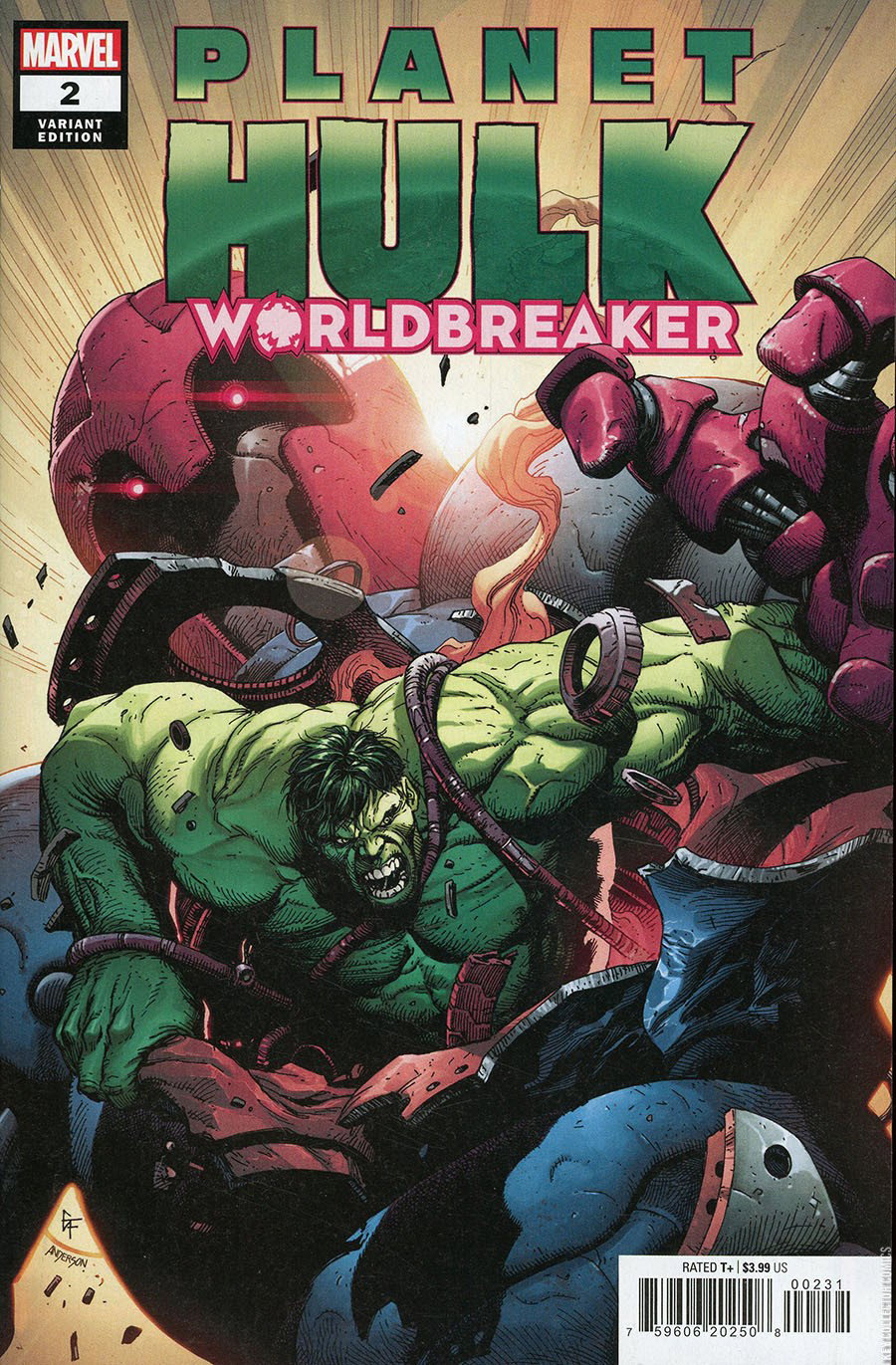 Planet Hulk: Worldbreaker #2 Variant Published December 202