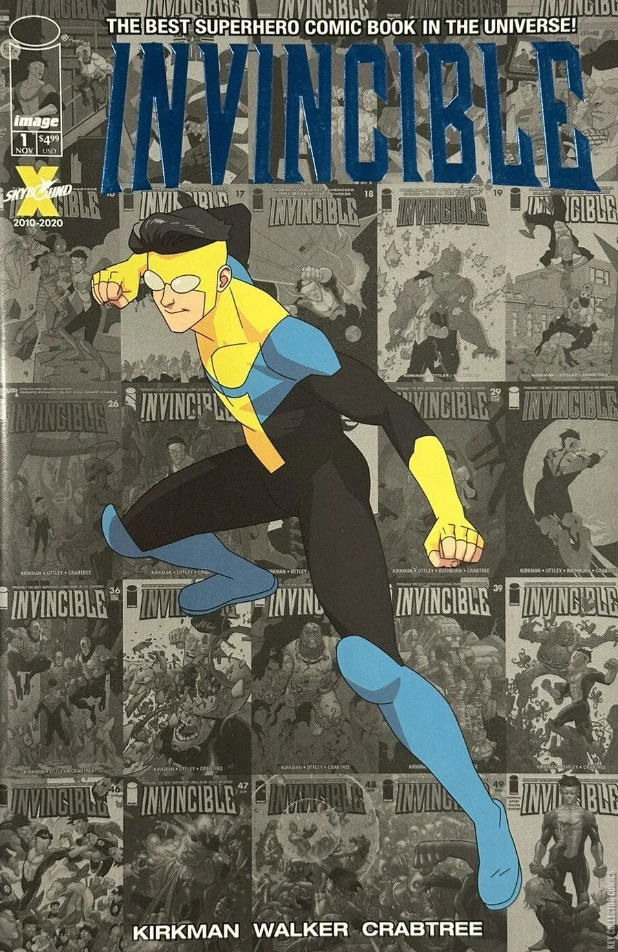 Invincible #1 Blue Foil Published July 2023 | Key Coll
