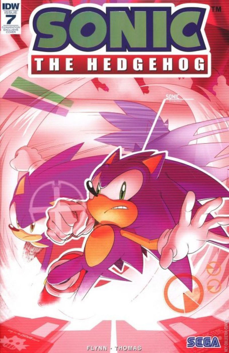 Sonic the Hedgehog #7 SDCC Published July 2018 | Key C