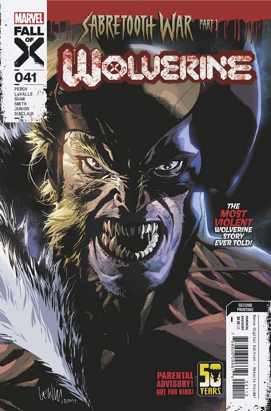 Wolverine #41 2nd Print Published February 2024 | Key