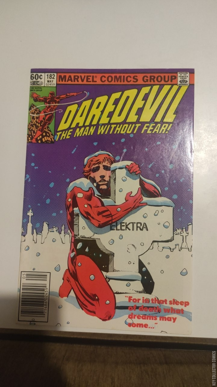 Daredevil #182 Mark Jewelers Published April 1982 | Ke