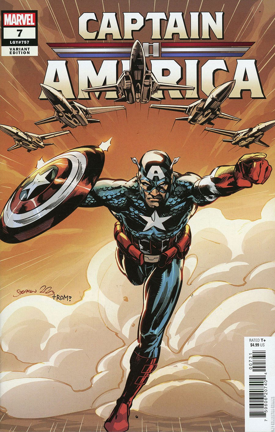 Captain America #7 Variant Published March 2024 | Key