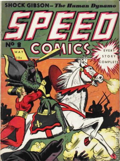 Speed Comics #8 Published May 1940 | Key Collector Comics