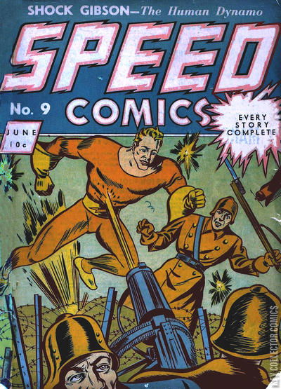 Speed Comics #9 Published June 1940 | Key Collector Comics