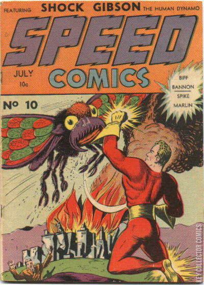 Speed Comics #10 Published July 1940 | Key Collector Comics