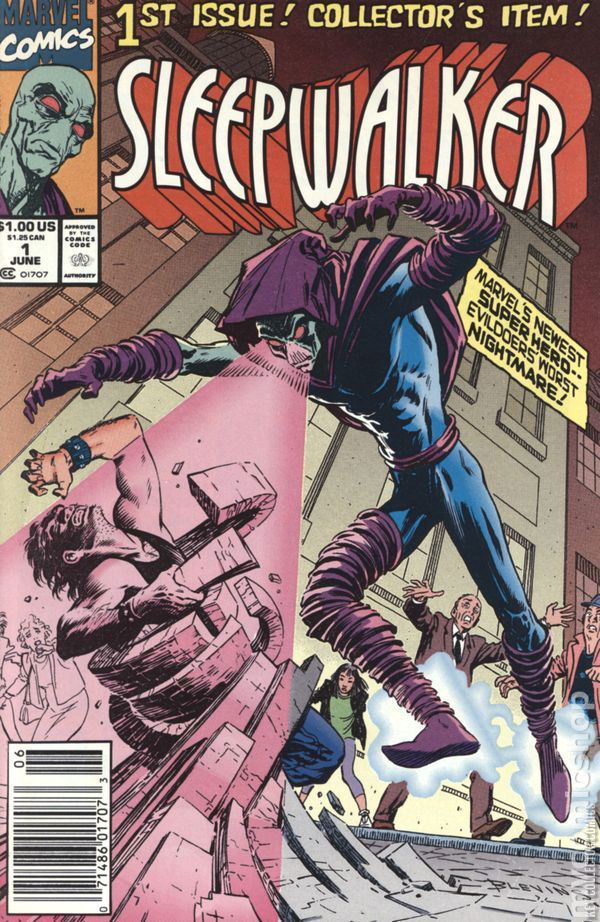 Sleepwalker #1 Newsstand Published June 1991 | Key Col