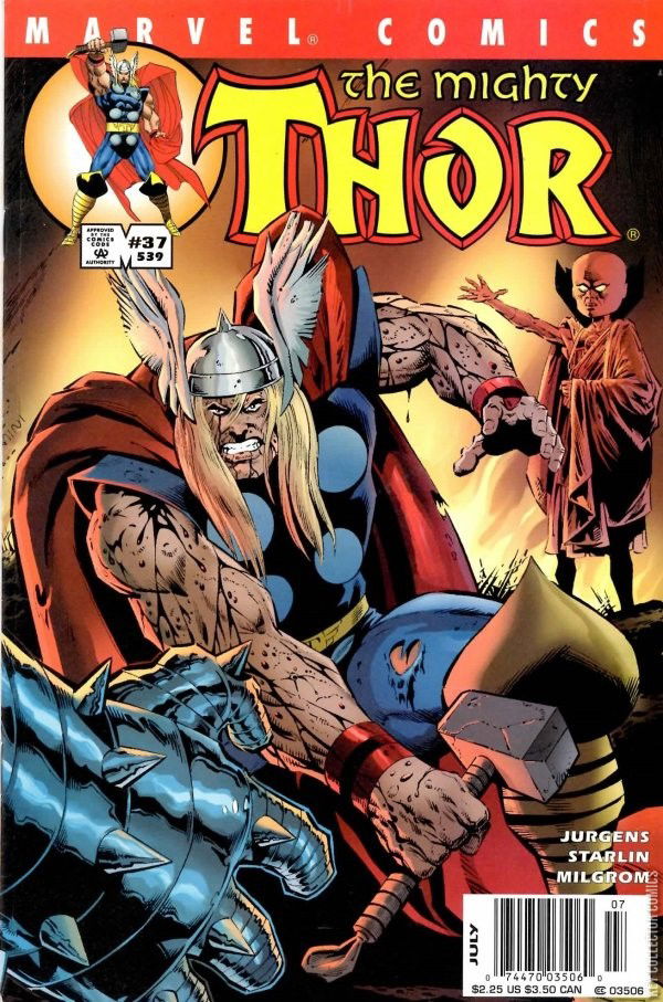 Thor #37 Newsstand Published July 2001 | Key Collector