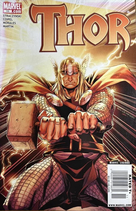 Thor #11 Newsstand Published October 2008 | Key Collec