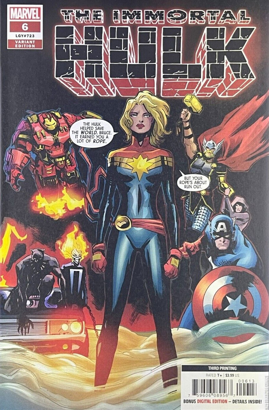 Immortal Hulk #6 3rd Print Published April 2019 | Key