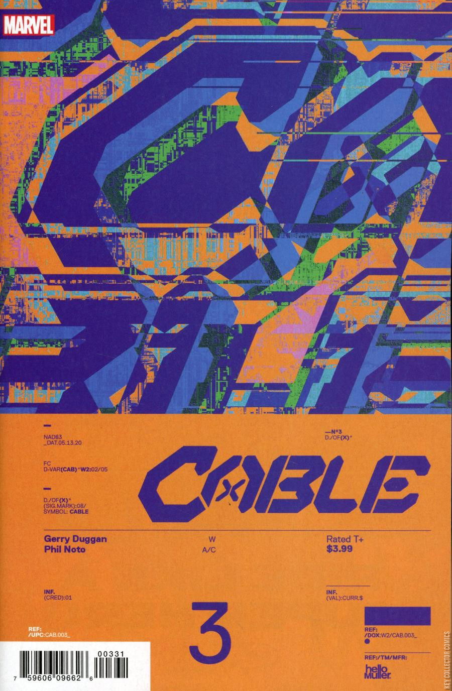 Cable #3 Design Published August 2020 | Key Collector