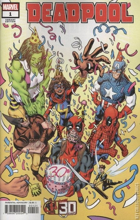 Deadpool Nerdy 30 #1 Variant Published March 2021 | Ke